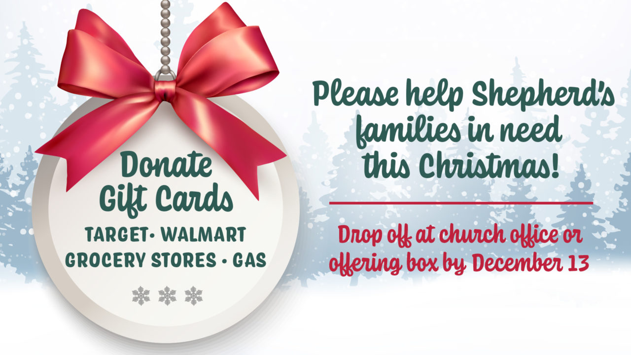 Serving Our Community - The Shepherd's Church